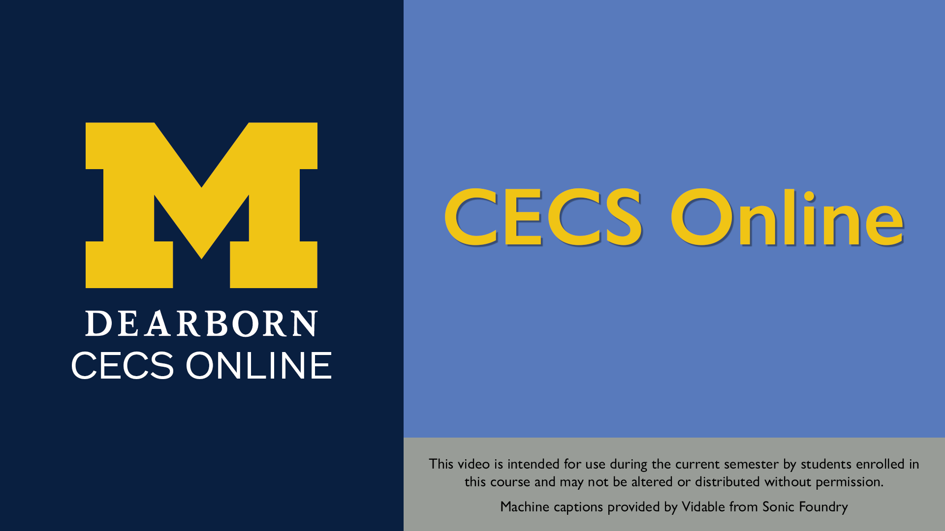 CECS Sample CECS Sample